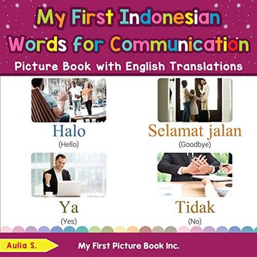 Libro My First Indonesian Words for Communication Picture Book With ...