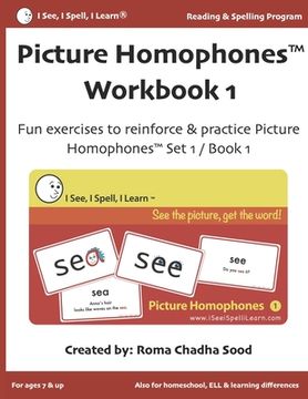 Libro Picture Homophones(TM) Workbook 1 (I See, I Spell, I Learn(R ...