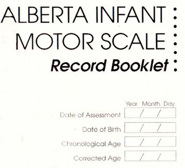Libro Alberta Infant Motor Scale Score Sheets (Aims): Package of 50 ...