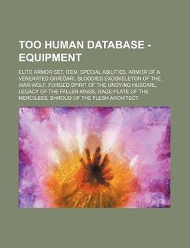Libro too human database - equipment: elite armor set, item, special ...