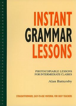 Libro instant grammar lessons De alan battersby - Buscalibre Chile