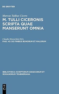 Libro De Finibus Bonorum et Malorum (en Latin) De Marcus Tullius Cicero ...