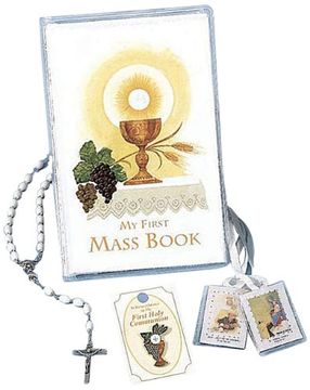 Libro First Mass Book (My First Eucharist) Vinyl Set De Catholic Book ...