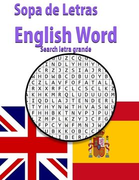 Libro Sopa de Letras English Word search letra grande: Ejercicios para ...