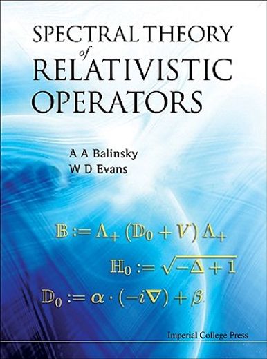 Libro spectral theory of dirac and pauli operators, a. a. balinsky ... Libro spectral theory of dirac and pauli operators, a. a. balinsky ...