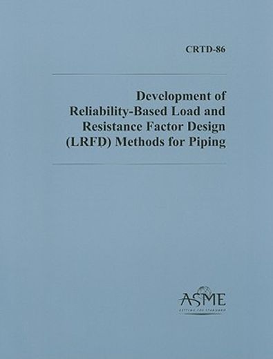 Comprar development of reliability-based load and resistance factor design (lrfd) methods for ...