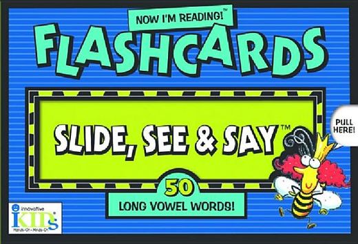 Libro now i`m reading flashcards,slide, see and say 50 long vowel words ...