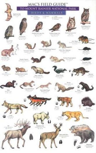 Libro mac´s field guide to mount rainier national park,mammals and ...