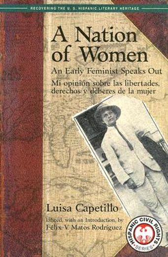 Libro a nation of women,an early feminist speaks out; mi opinion sobre ...