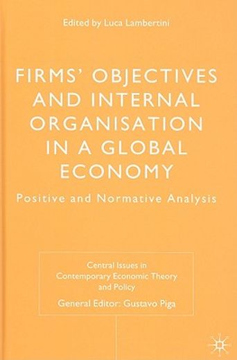 Libro firms´ objectives and internal organisation in a global economy ...