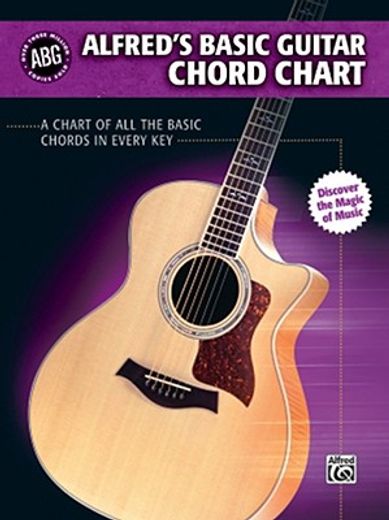 Libro alfred´s basic guitar chord chart,a chart of all the basic chords ...