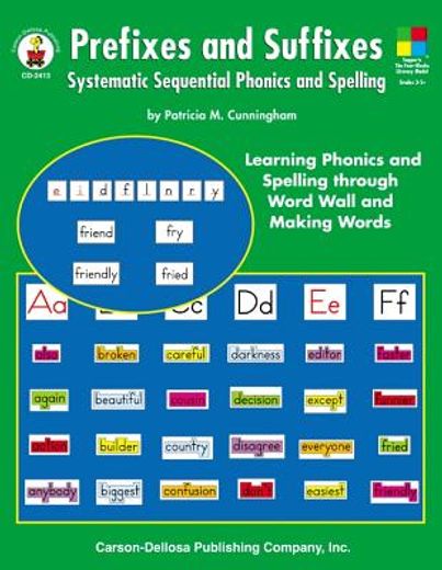 Libro prefixes and suffixes,systematic sequential phonics and spelling ...