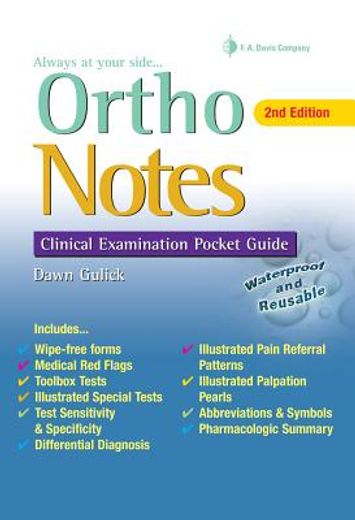 Libro ortho notes,clinical examination pocket guide De dawn gulick ...