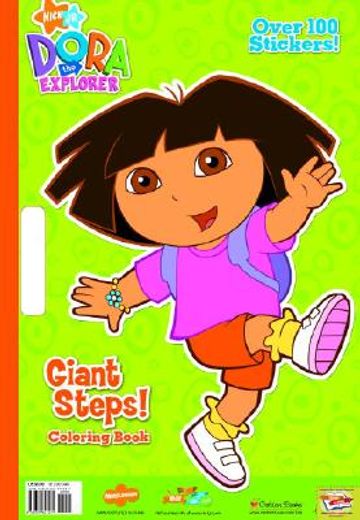 Libro giant steps! (dora the explorer) [with over 100 stickers] De ...