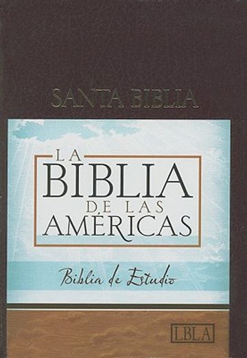 Libro santa biblia / holy bible,la biblia de las americas, rojizo ...