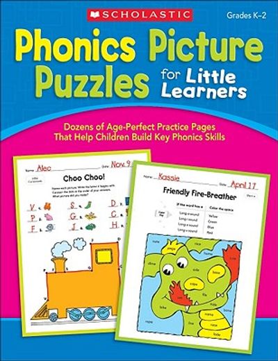 Libro phonics picture puzzles for little learners,dozens of age-perfect ...